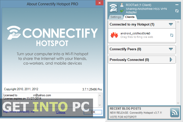 Download Connectify Hotspot 2021 to Convert PC to Wireless Router
