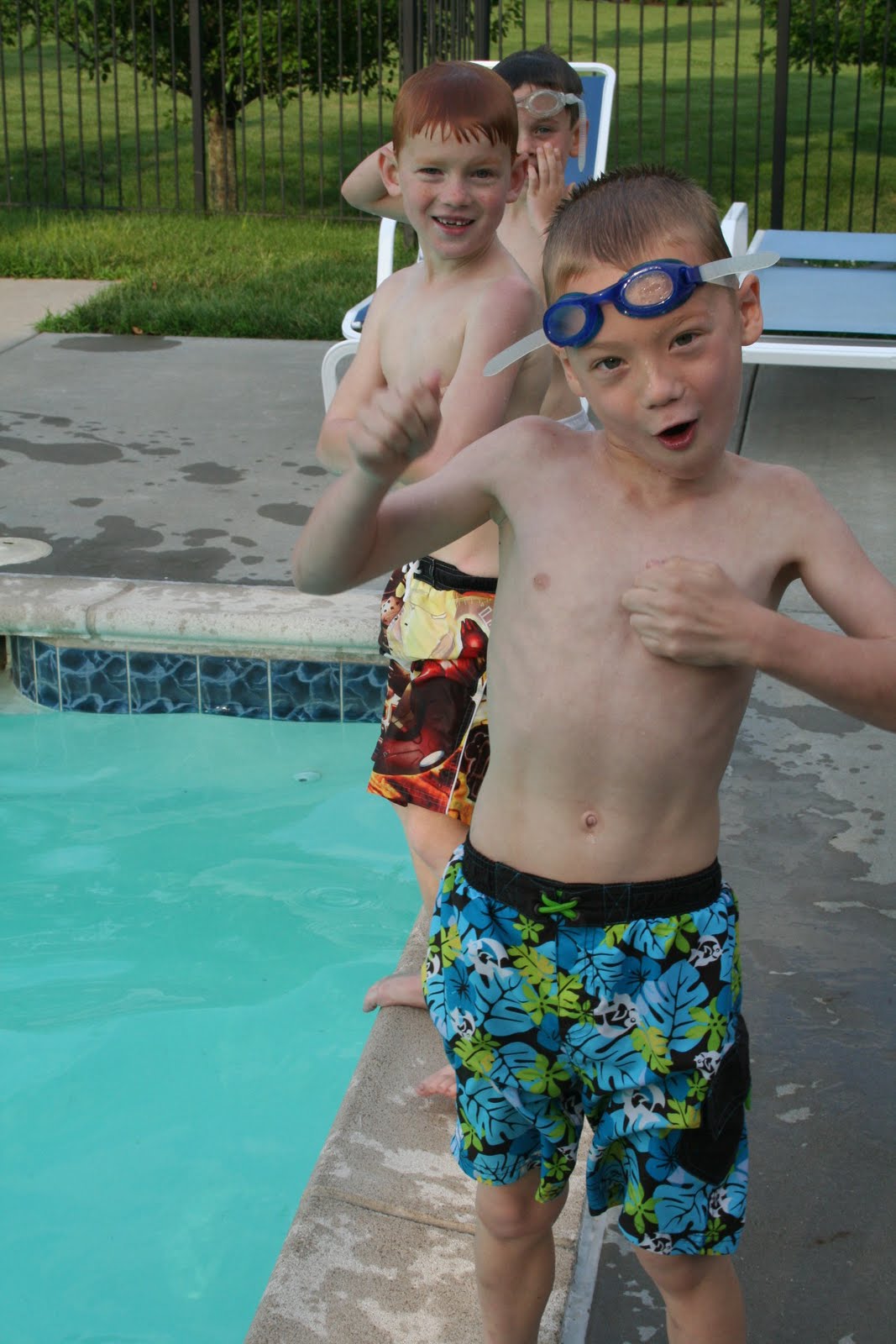 Between the Screams: 1st Grade Pool Party!