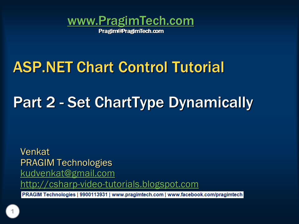 Sql Server And C Video Tutorial How To Set Chart Control Charttype Property