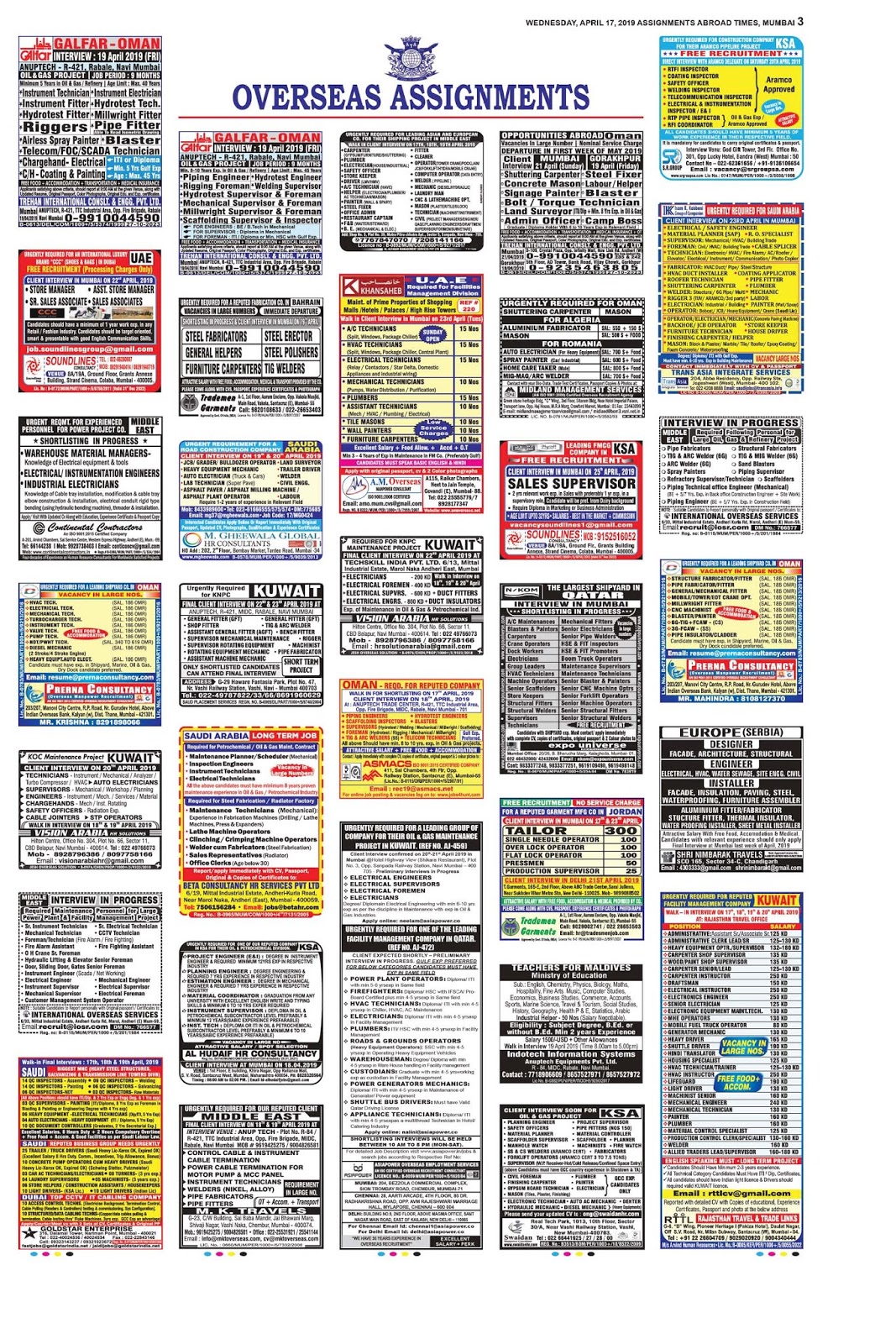 Assignment Abroad Times- 29th April 2023
