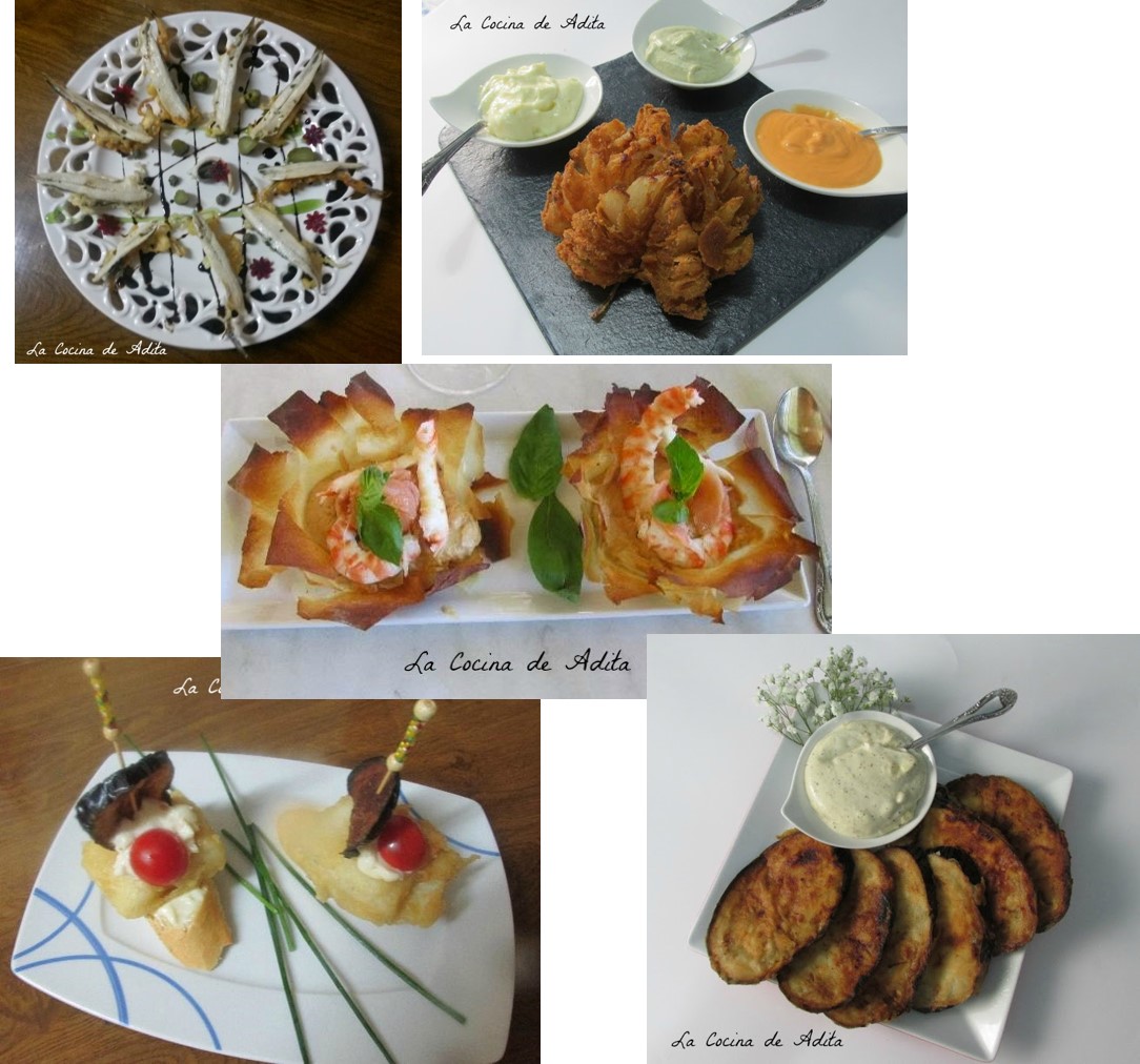 5 entrantes o apetitivos - La Cocina De adita