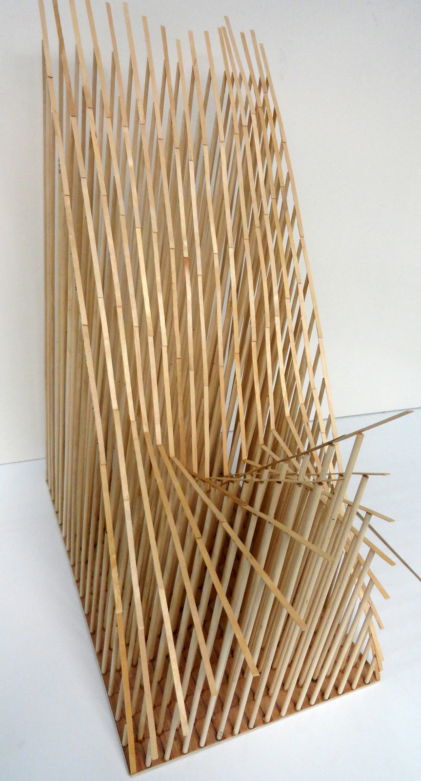 Hyperbolic Paraboloid: Wood and Gypsum Models