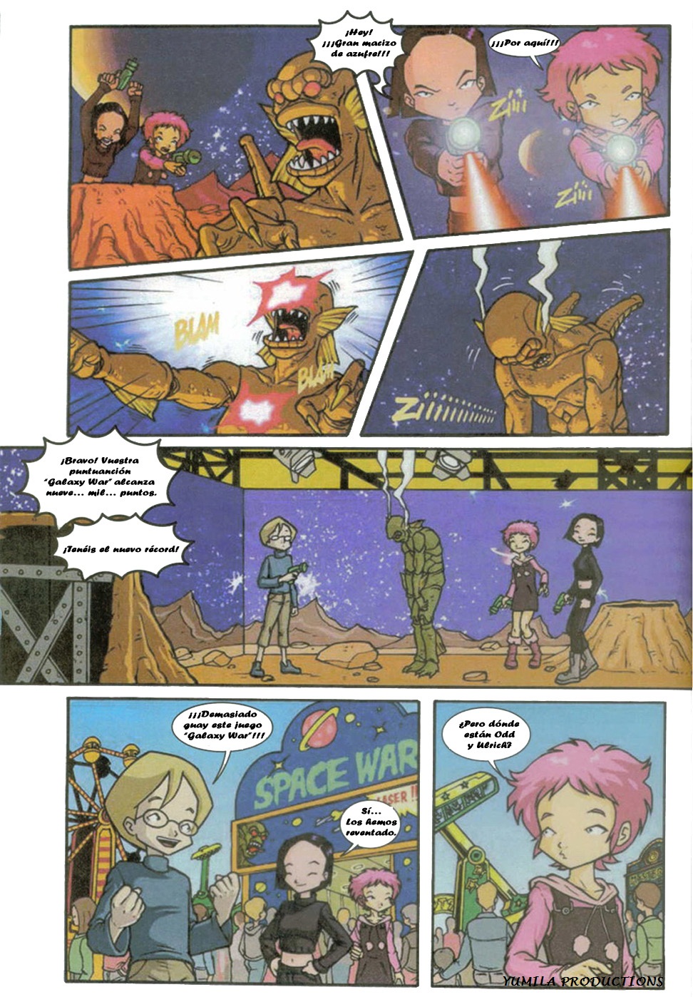 Code Lyoko: Code Comics