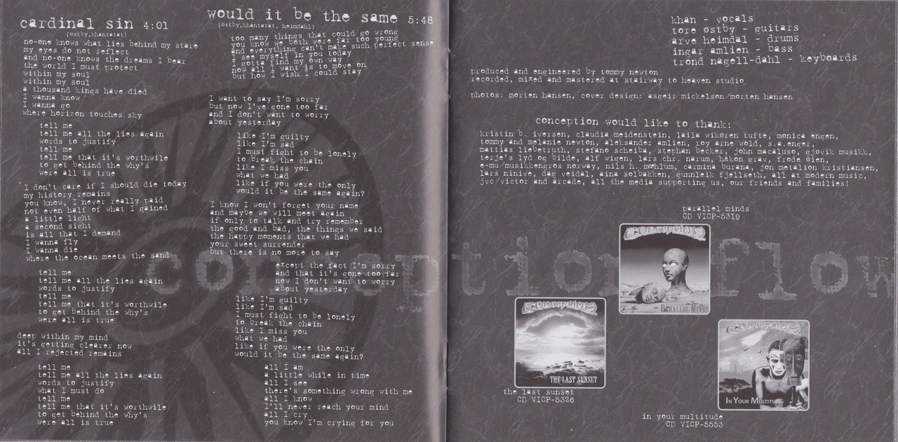 Cries from the Quiet World: Conception "Flow"