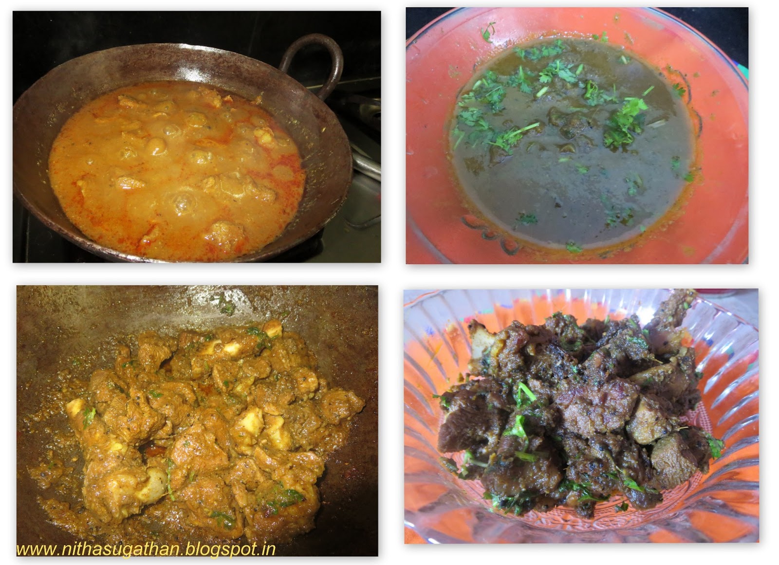 Nitha's Cookbook: Mutton chops - Dry & Gravy