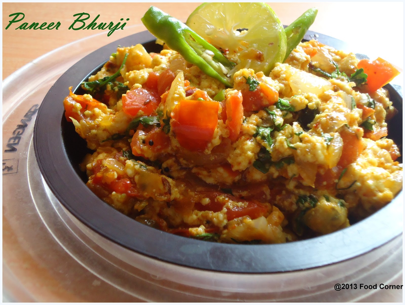 Paneer Bhurji Recipe | Paneer Recipe ~ Kiran's Food corner