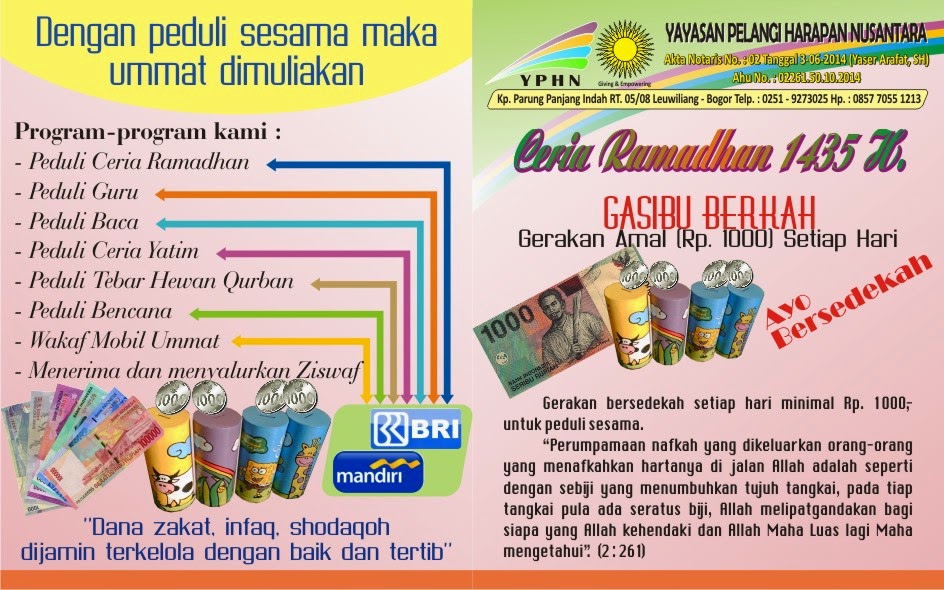 Contoh Brosur Zakat