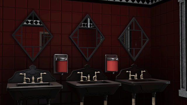 Sims 3 ComfoLife Design Studio: Bloodred Ruby Vampire Lounge: Download