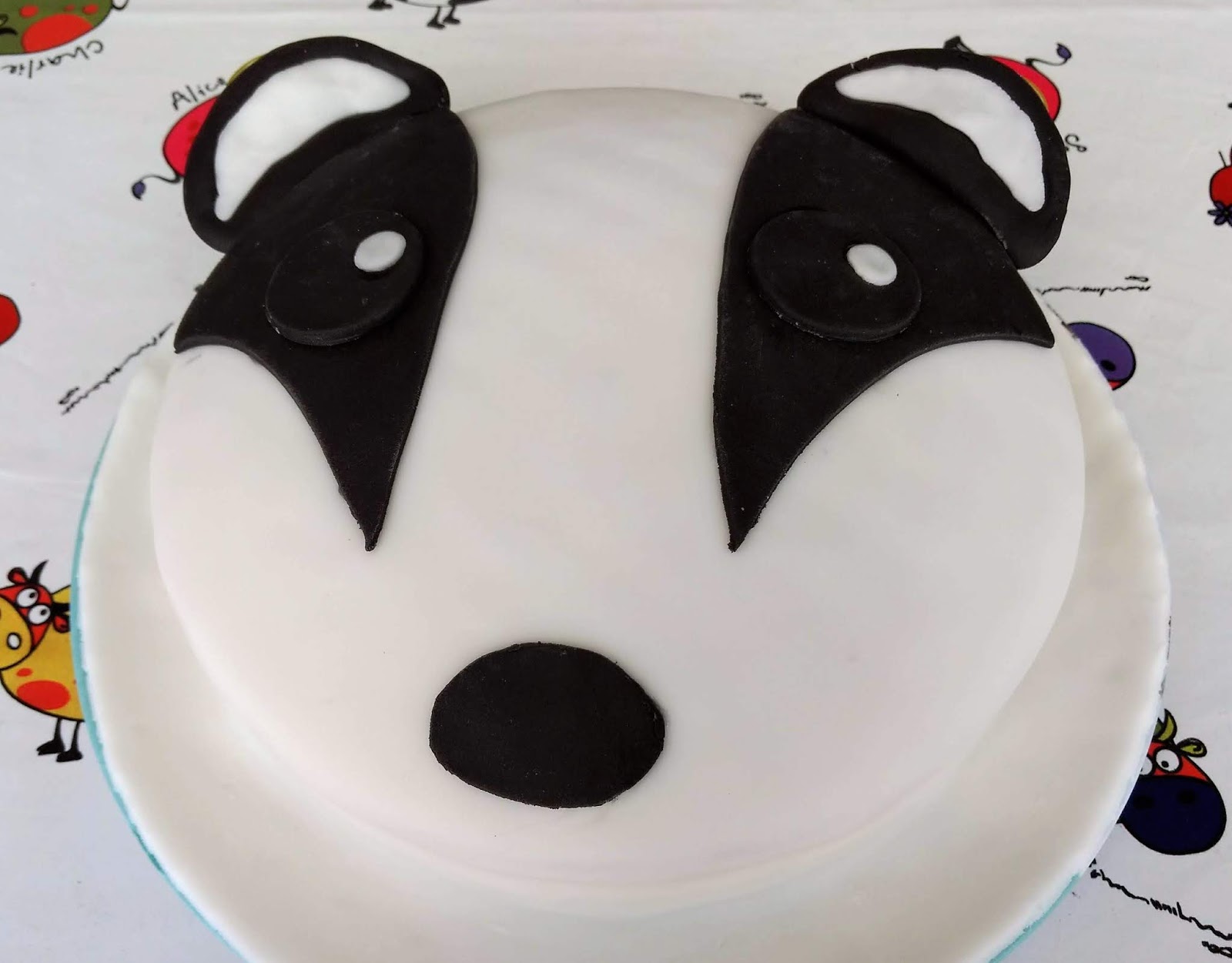 Crafting with Suzanne (& Jessica): Badger Cake