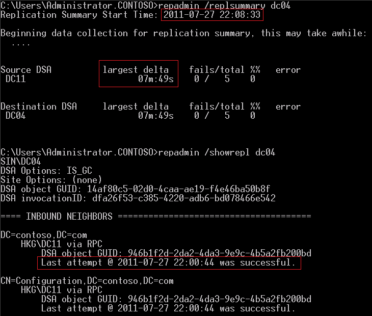 Terry L@u's blog: How to read the result of repadmin /replsummary