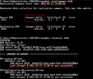 Terry L@u's blog: How to read the result of repadmin /replsummary