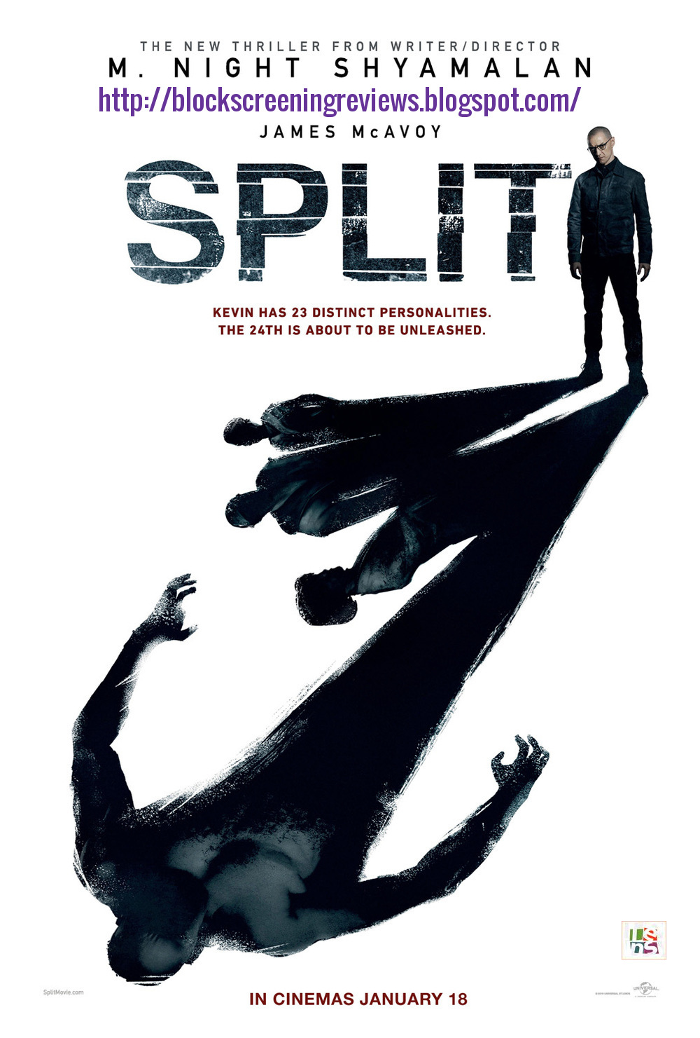 Movie Buff's Reviews: “SPLIT” -- HAILED AS SHYAMALAN'S MOST TERRIFYING FILM