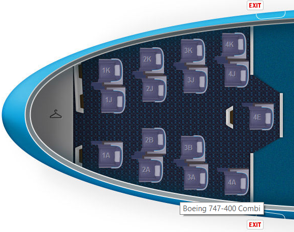 KLM WBC Tracker: Boeing 747-400 and 747-combi