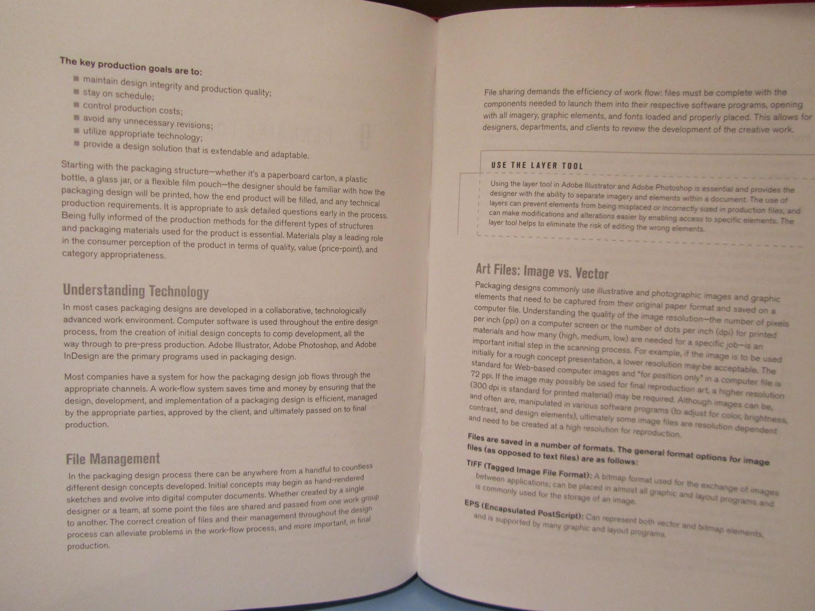 Design Context: Print Production Book.