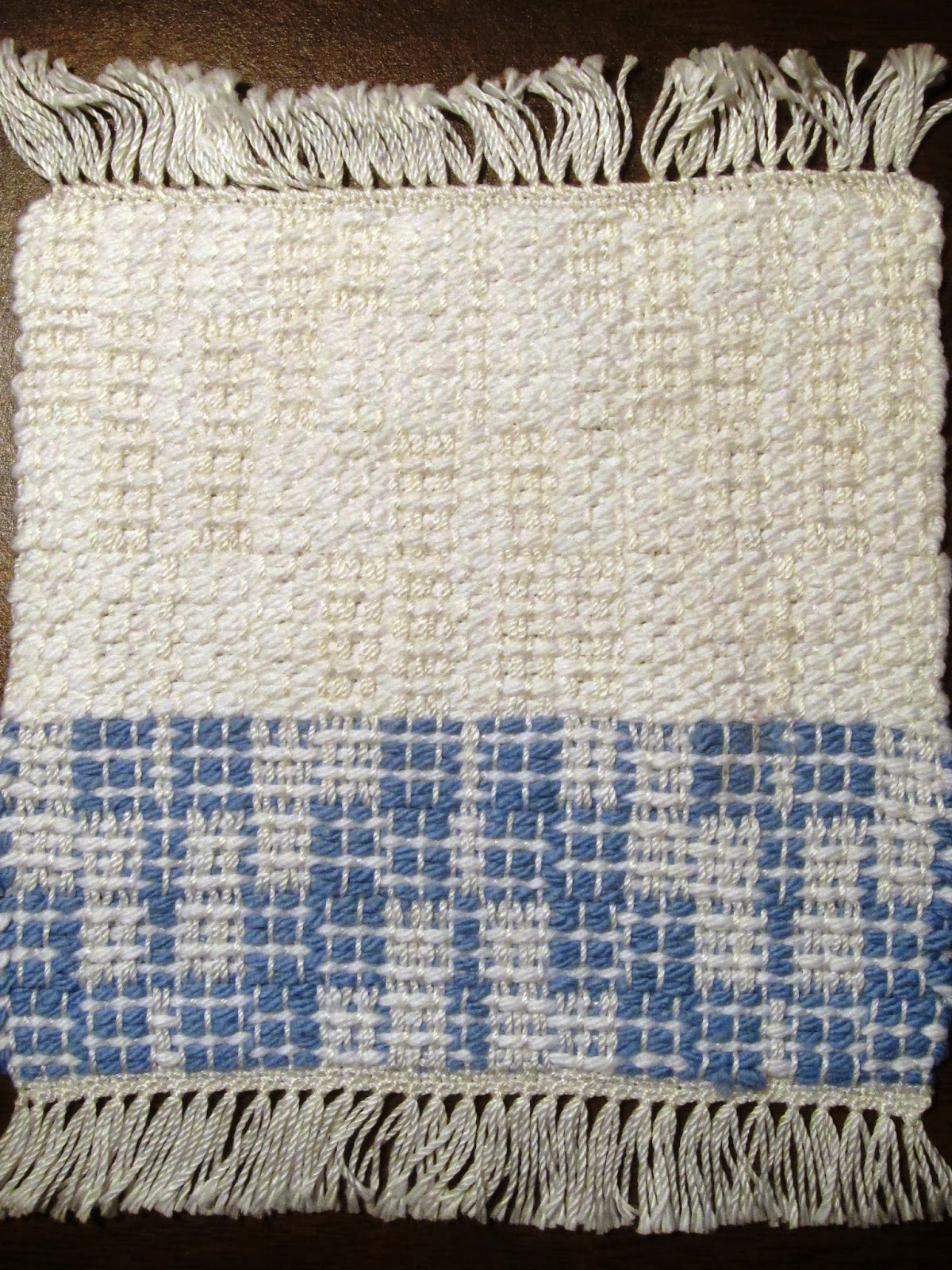 Deanna's Weaving: Yes, and How are the looms doing?