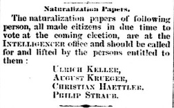 On This Day: Naturalization papers arrived