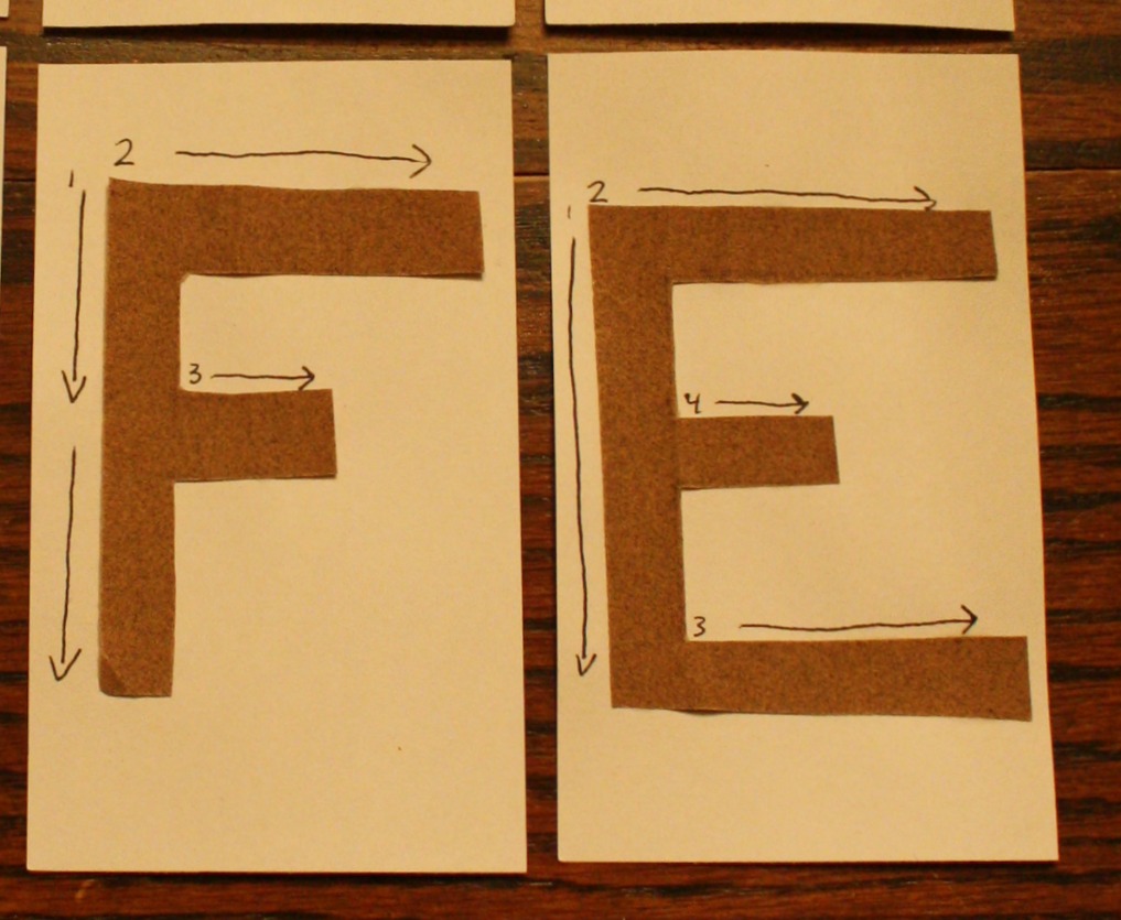 How The Sun Rose: Sand Paper Letters