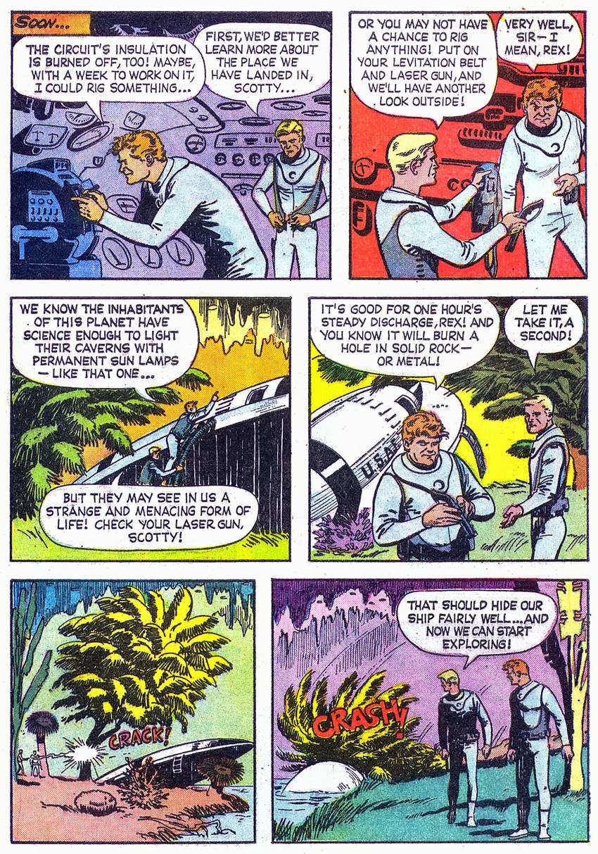 Pappy's Golden Age Comics Blogzine: Number 1482: Captain Venture and the Land Beneath the Sea