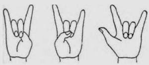 my blog: Simbol Tiga jari, “Anak Metal”, Penderita Tuna Rungu, Pemuja ...