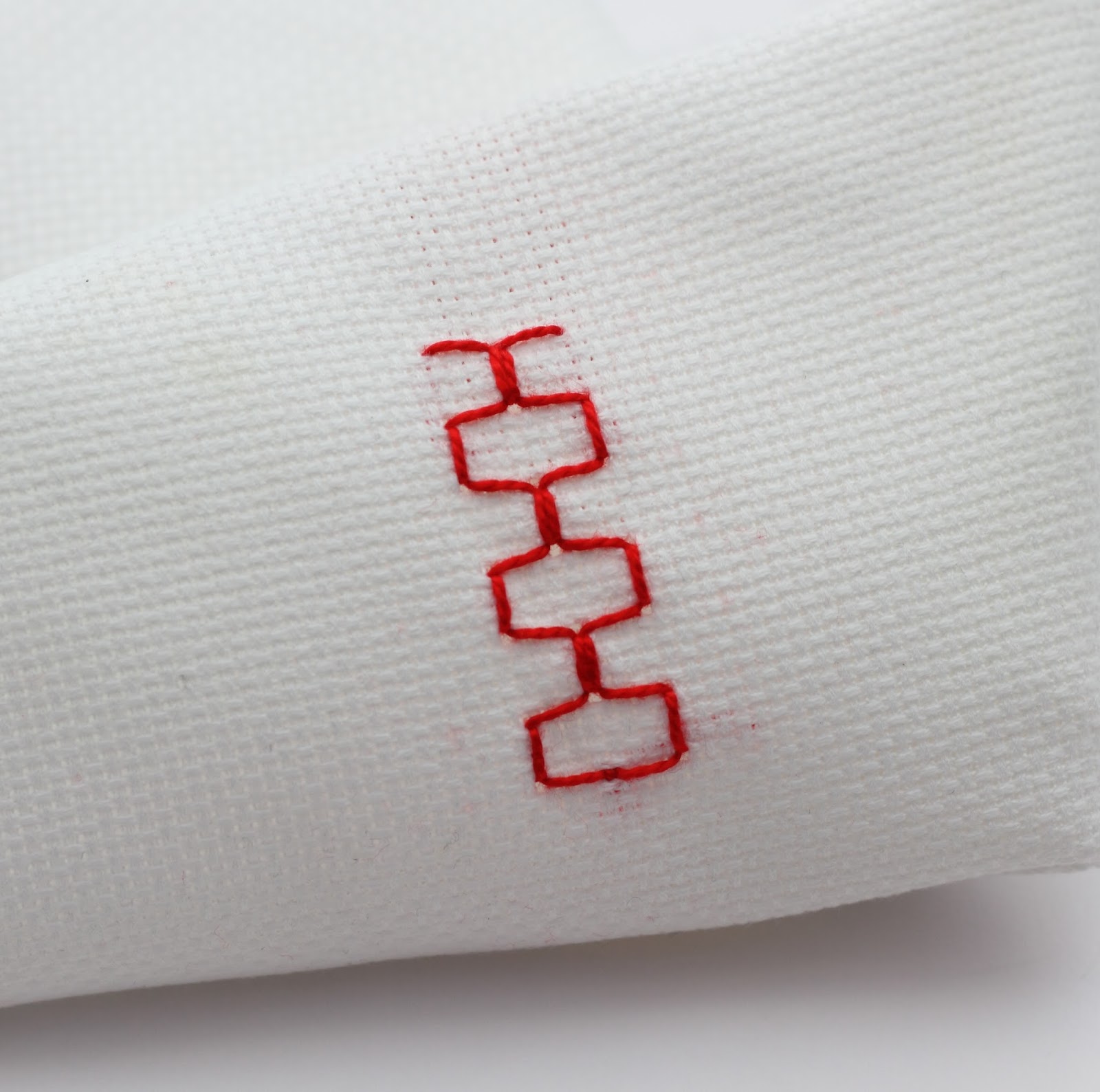 big B: 100 Stitches - Honeycomb Filling Stitch