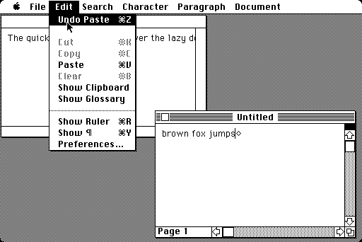 Information Technology: Windows 1.0 ,Mac OS 1.0 ,Word 1.0 ,Excel 1.0 ...