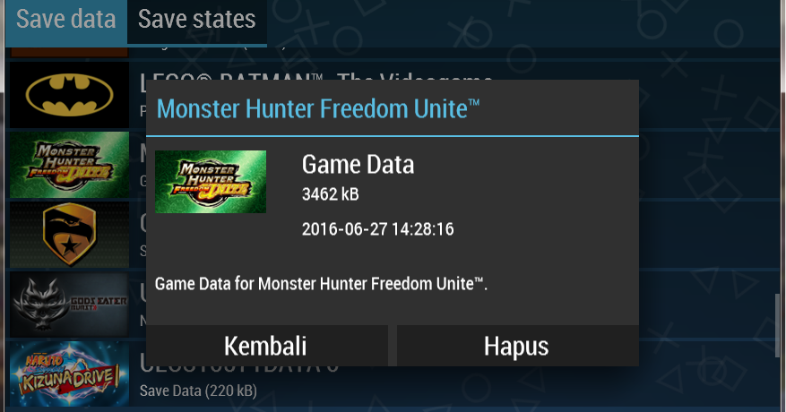 Cara Memindahkan Save Data Di Emulator PPSSPP