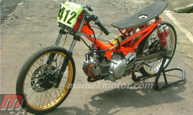 Modifikasi Jupiter Z Model Drag Bike Terbaru