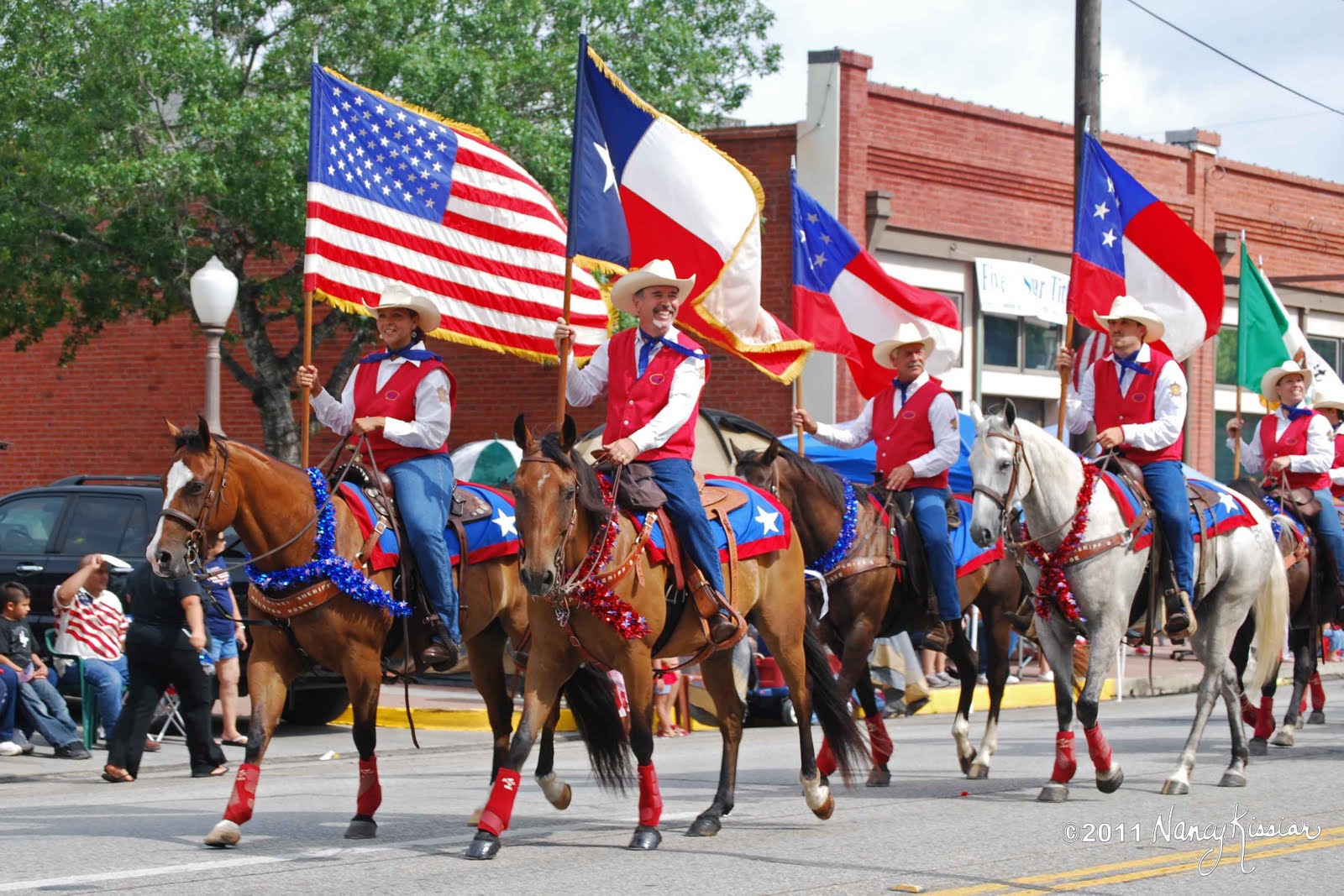 The Sheriff's Posse in Seguin, Texas' Freedom Fiesta Fourth of July ...