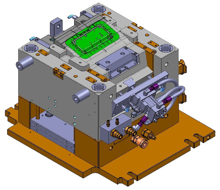 257. Pab Chute Injection Mold || Free download 3D model
