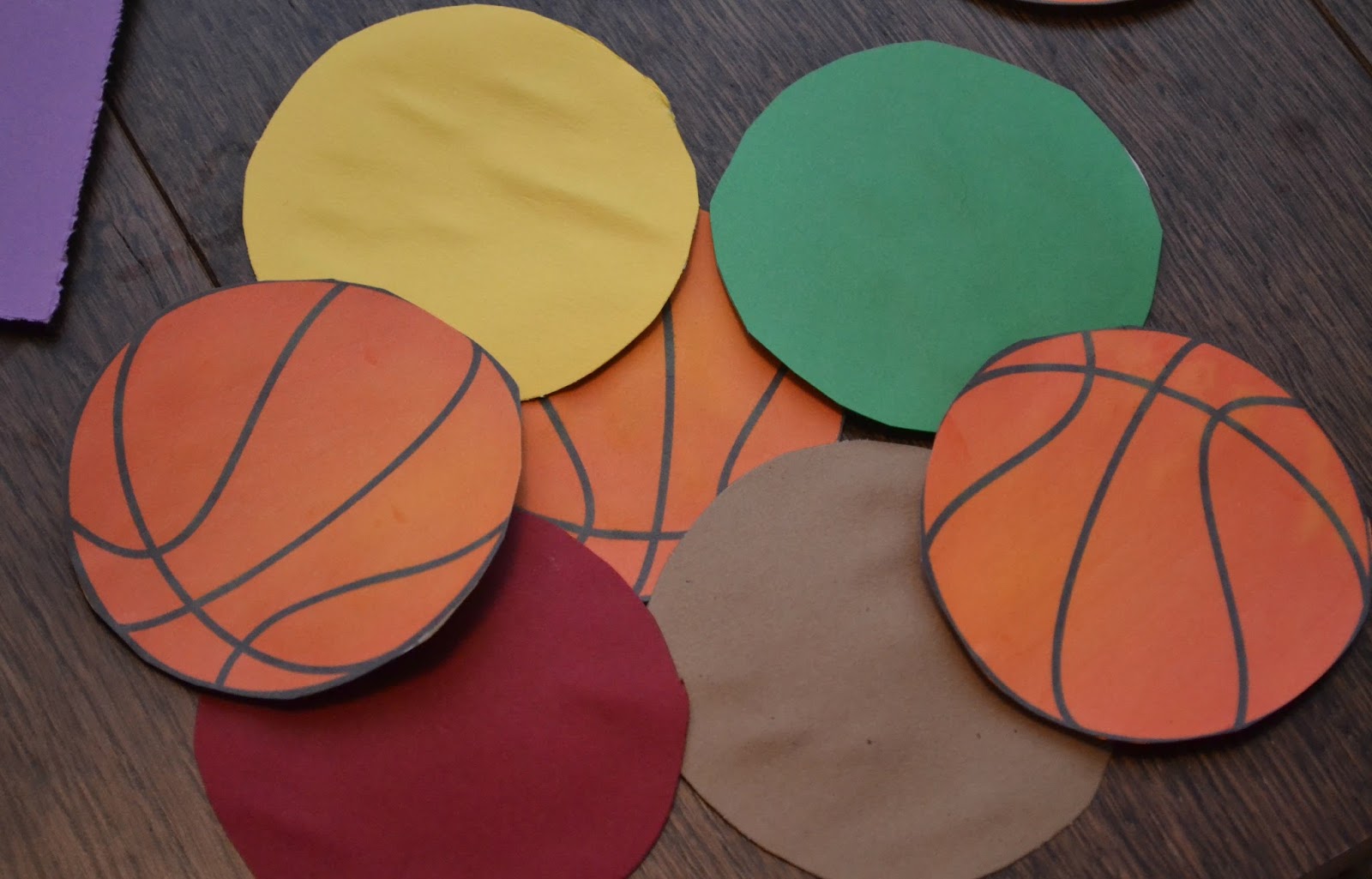DIY Basketball Memory Game - Building Our Story