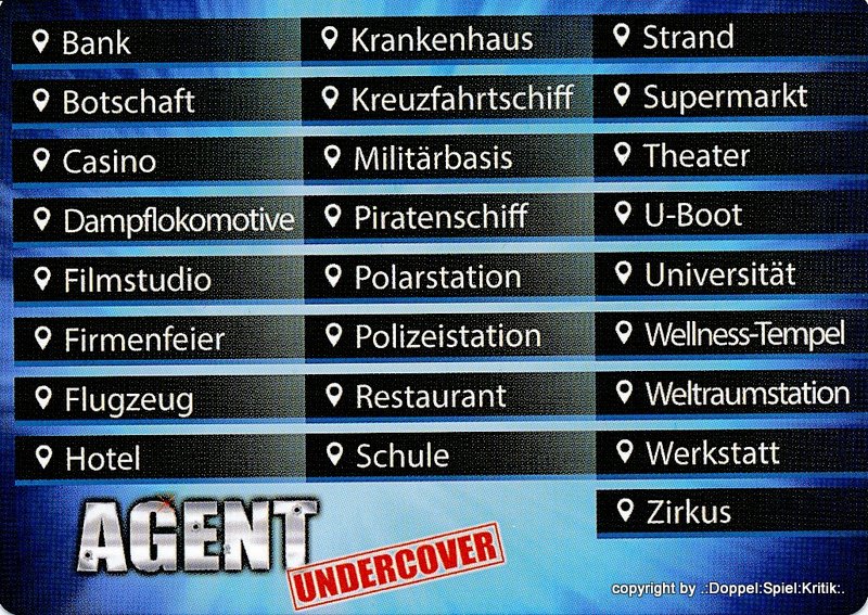 .:Doppel:Spiel:Kritik:.: Rezension: Agent Undercover von Piatnik