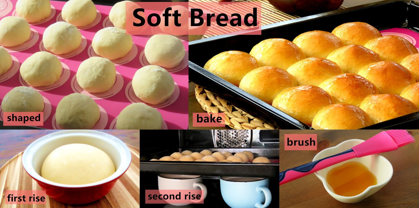 Josephine's Recipes : Step-By-Step Soft Bread by Hand | One Dough Can ...