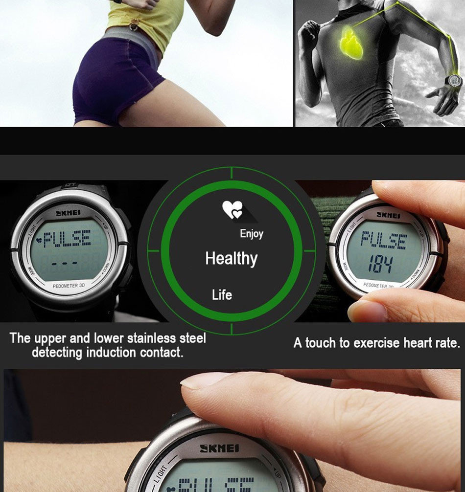 Jam Tangan Sukan Digital Kalis Air Murah - kedai online