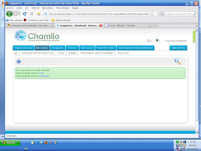 Experiencias en Educación y TIC: Plataforma Chamilo
