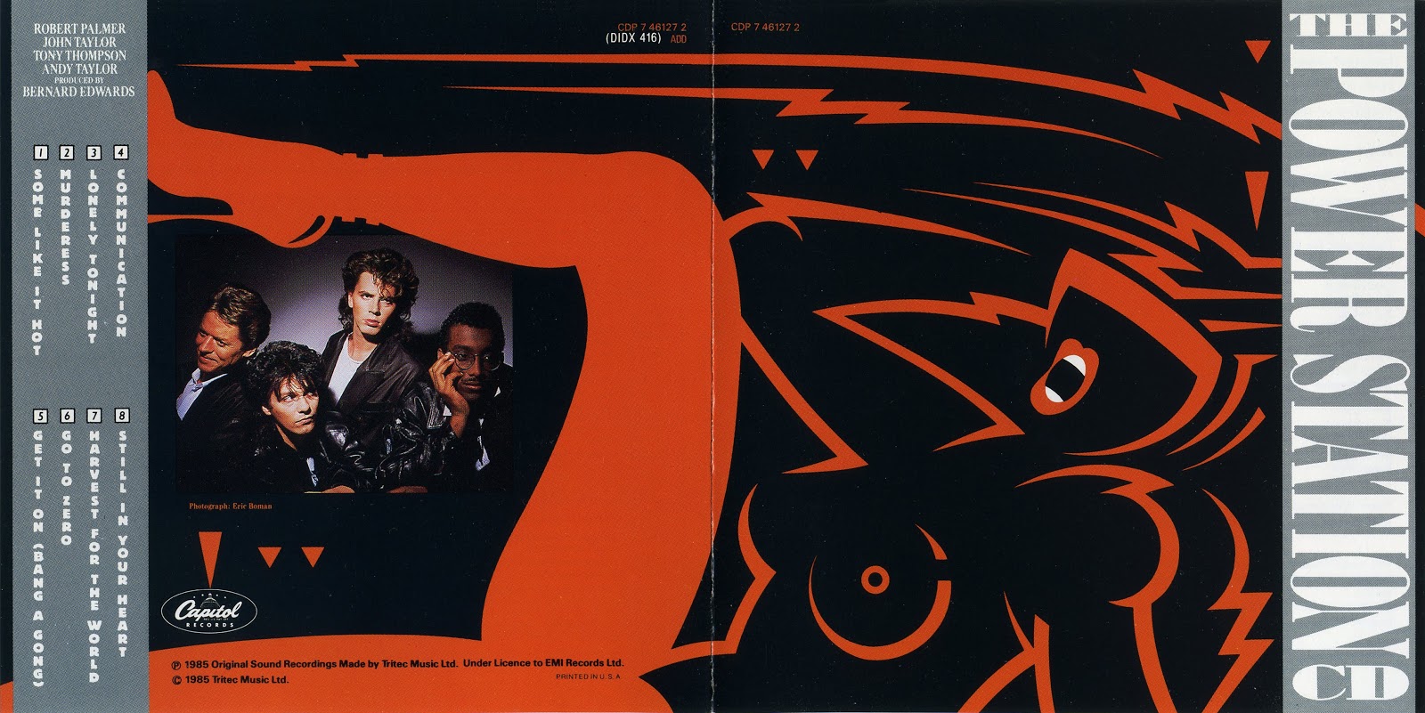 1985 The Power Station - The Power Station - Rockronología