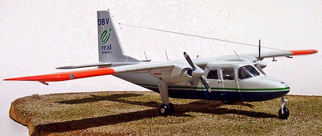 AIRPLANE SCALE MODELKIT: BRITTEN NORMAN BN-2 Islander