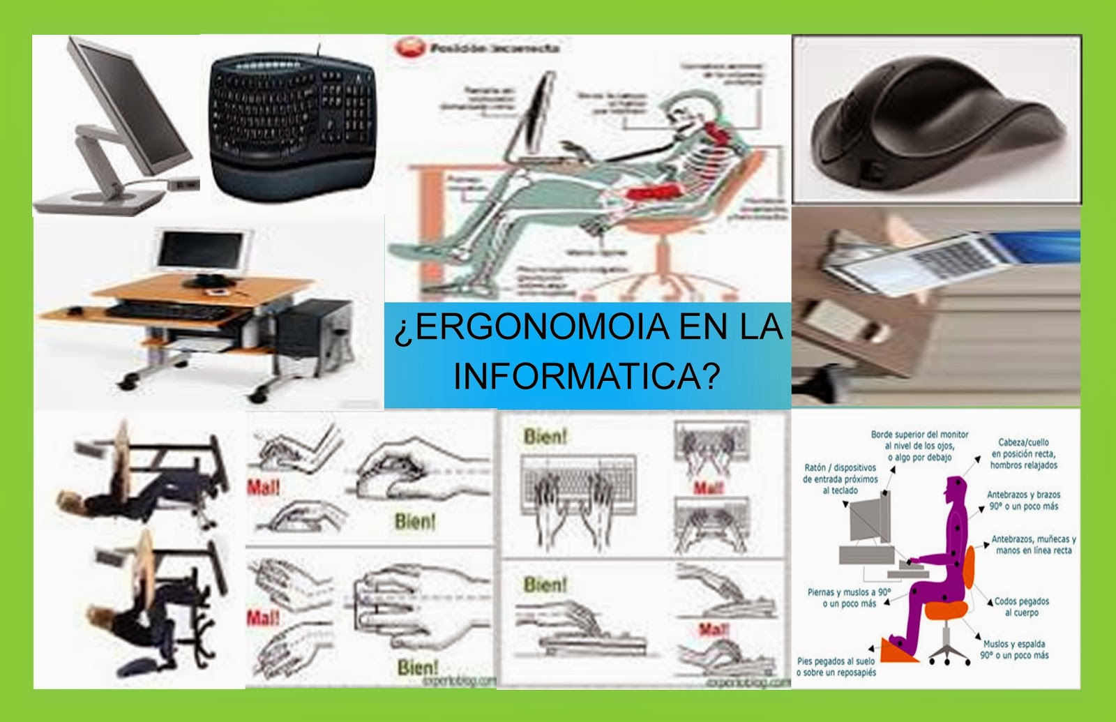 SEGURIDAD INFORMATICA: ERGONOMIA INFORMATICA