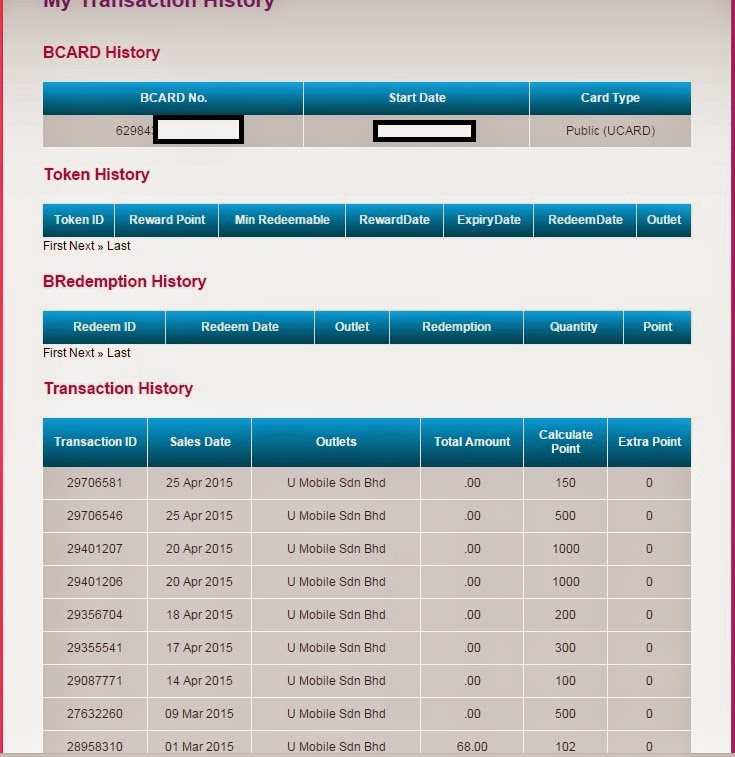 My finding / explorer in KL life: Earn up to 16X More BCard Point ...