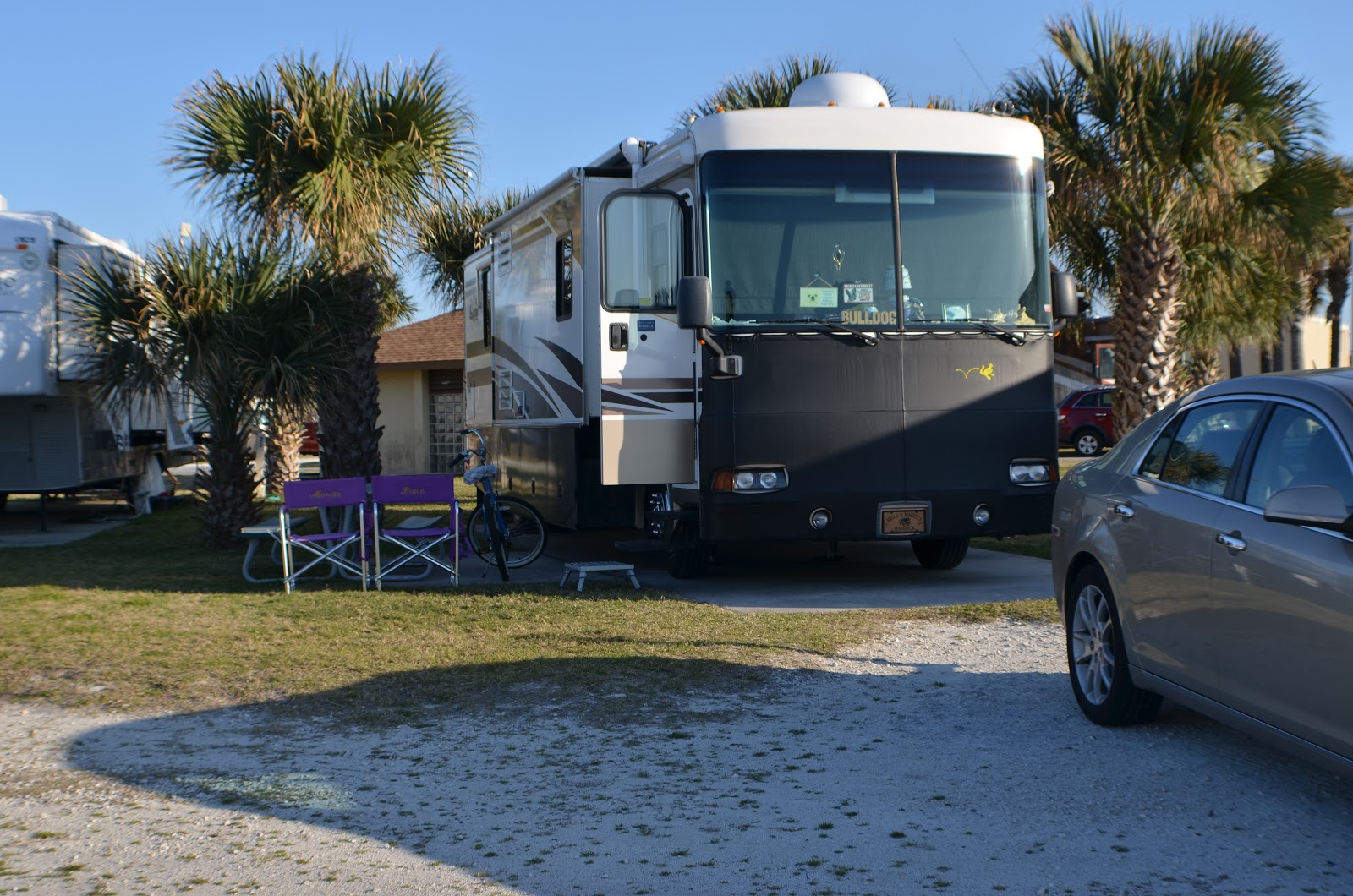 Some Day is Here: Pelican's Roost RV Park at Mayport Naval Sation