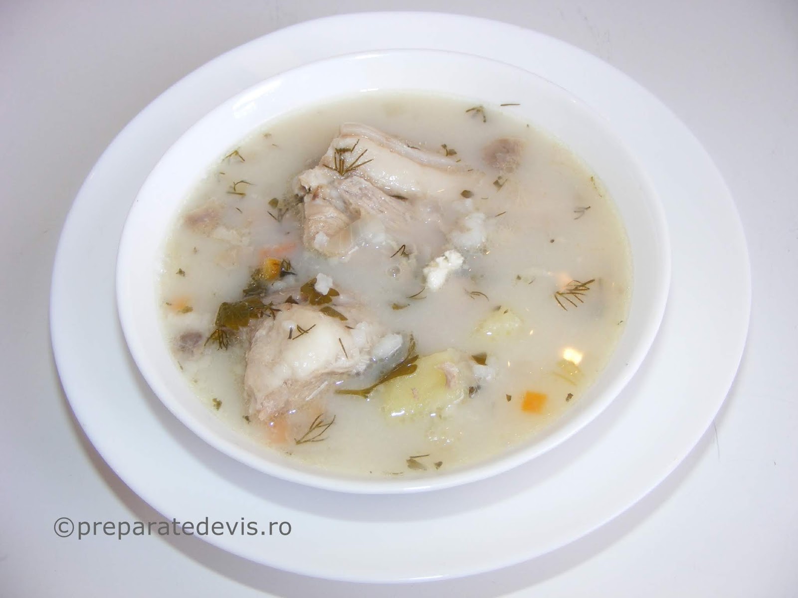 Ciorba de cozi de porc | Preparatedevis.ro
