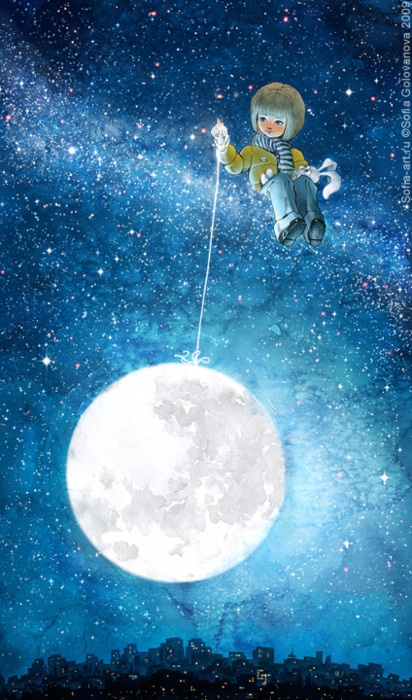 Pinzellades al món: Lluna freda / Luna fría / Cold moon