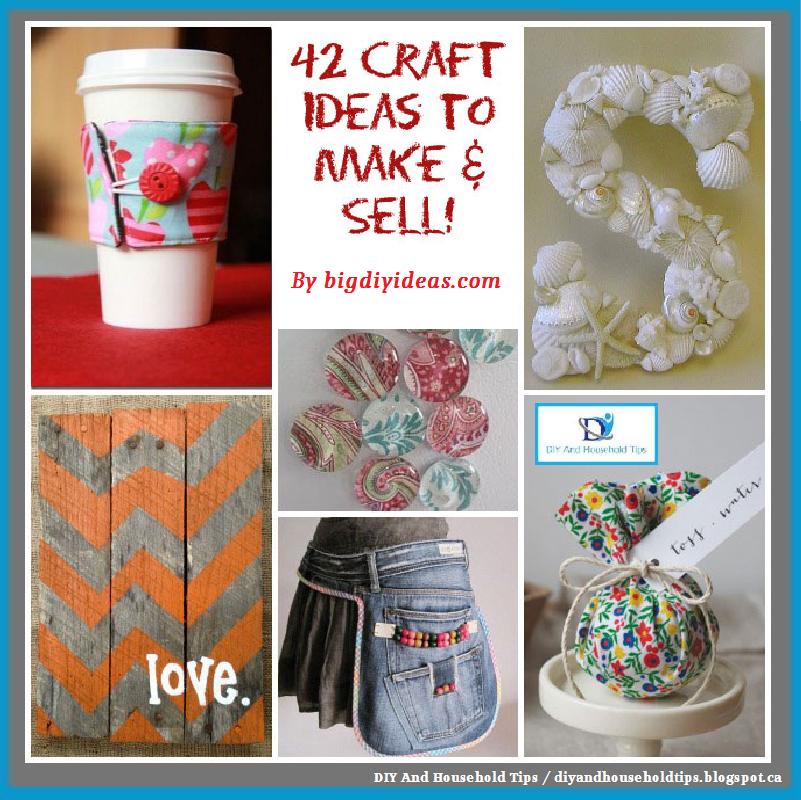DIY And Household Tips: 42 Craft Project Ideas That are Easy to Make ...