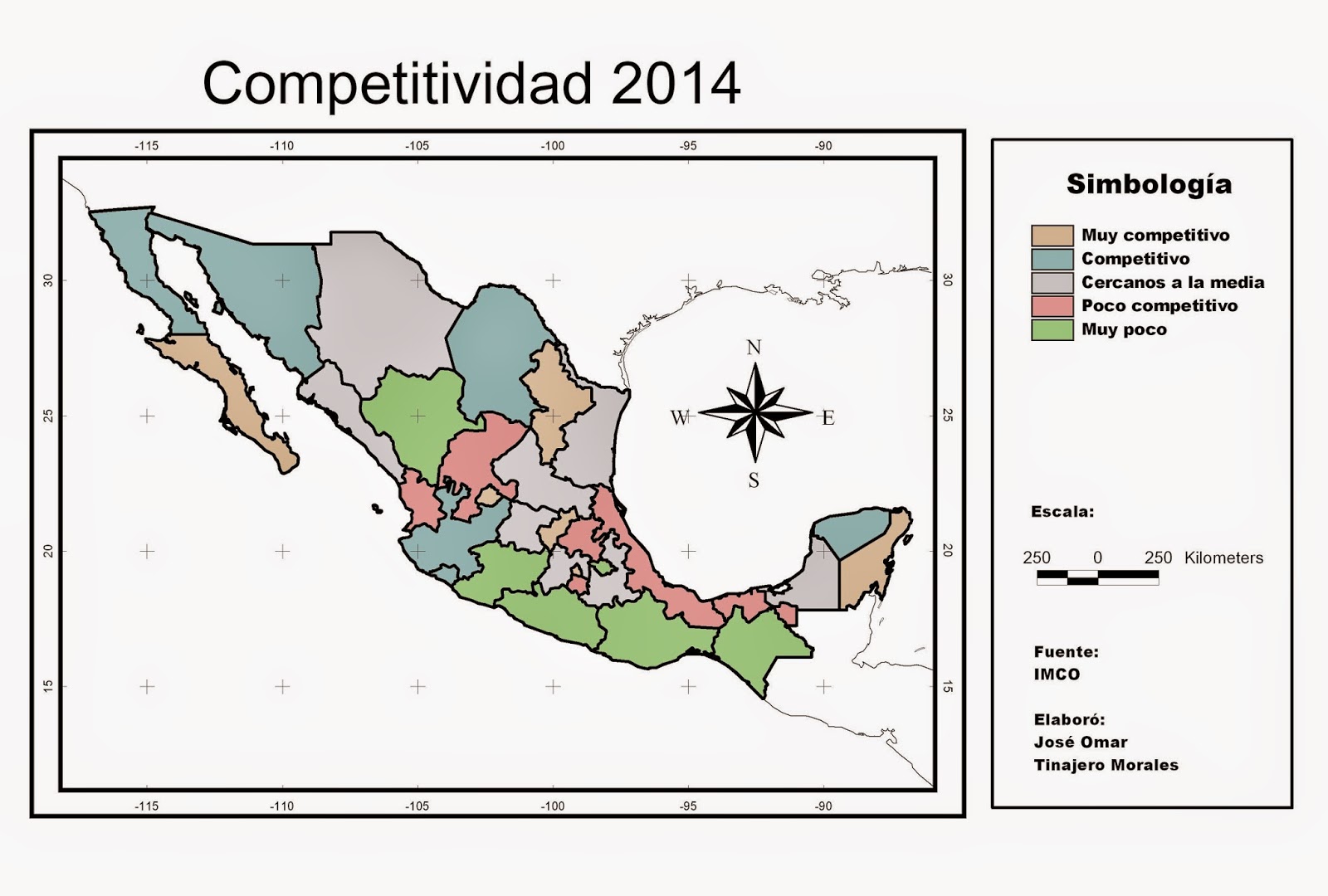 Geomarketing México: Competitividad México 2014