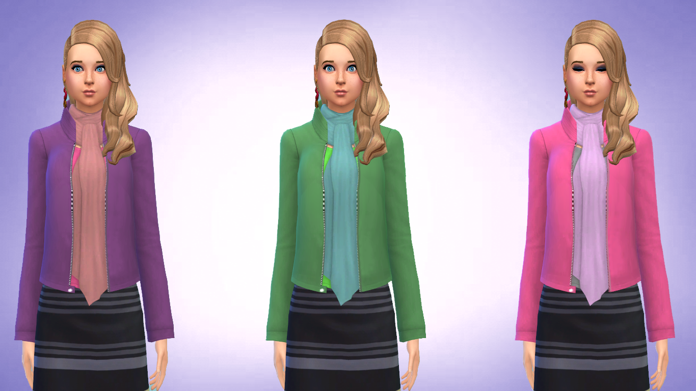 Jacket Scarf ~ Cepzid Sims