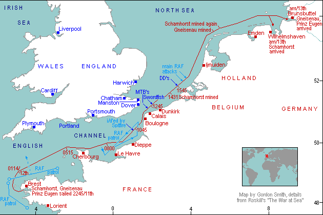 Kriegsmarine: The Forgotten Service: Operation Cerebus English Channel 1942