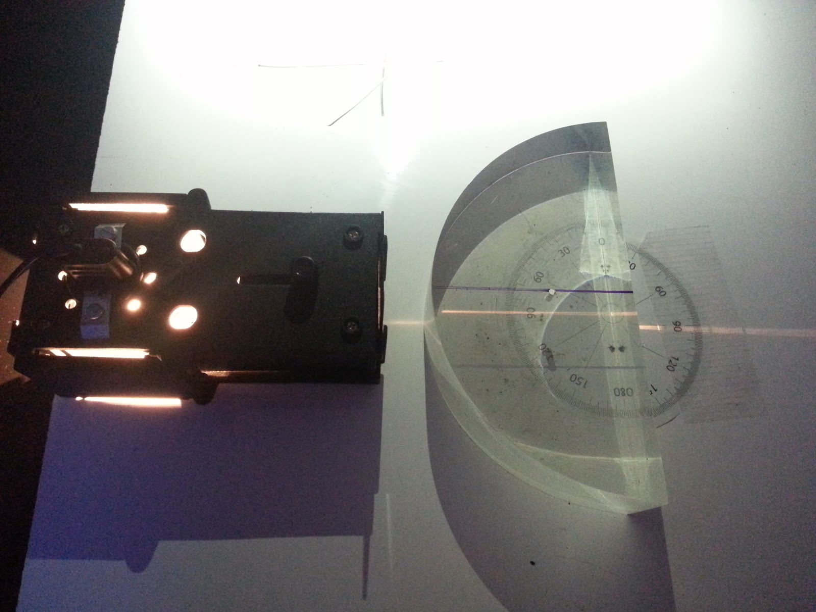 Physics 4C HJJPark: Lab 7. Introduction to Reflection and Refraction