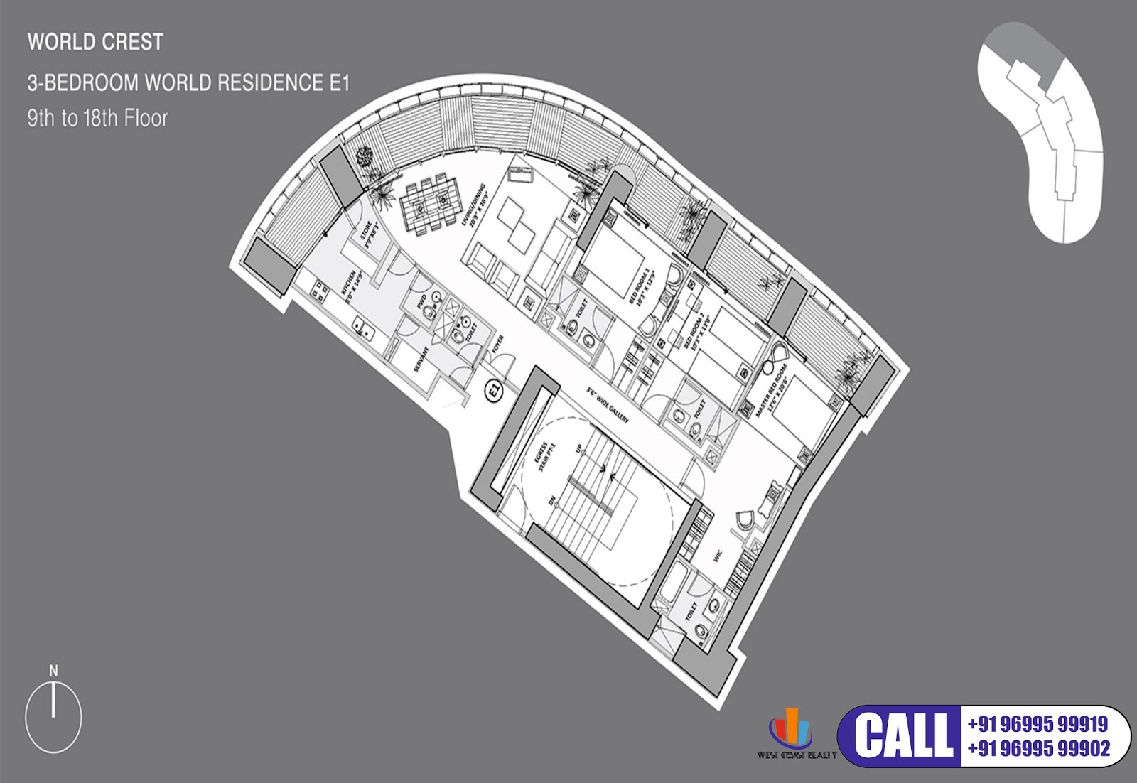 Lodha World Towers, Lodha World Crest,Lodha World One ,Lodha World View ...