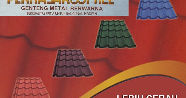 Harga Genteng Metal Perkasa Roof Tile Murah 2018 Terbaru - Lamon Toya