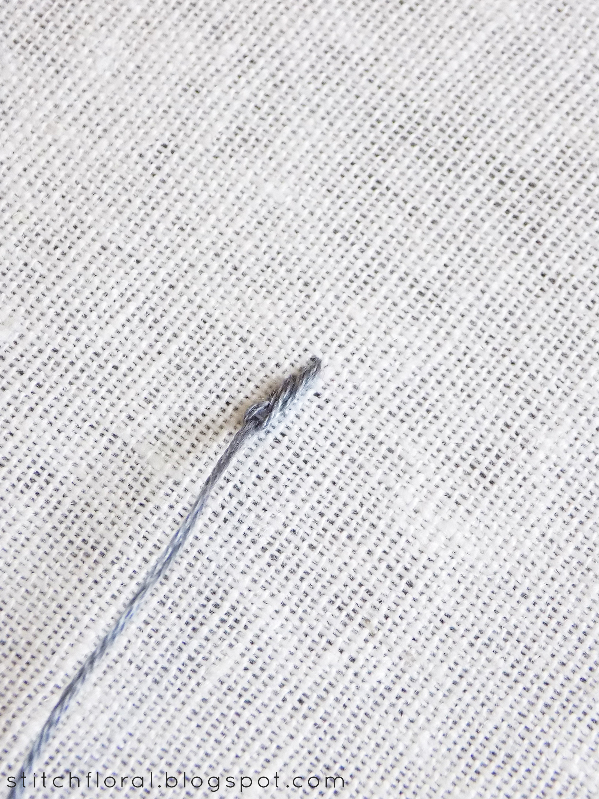 Rope stitch How-To - Stitch Floral