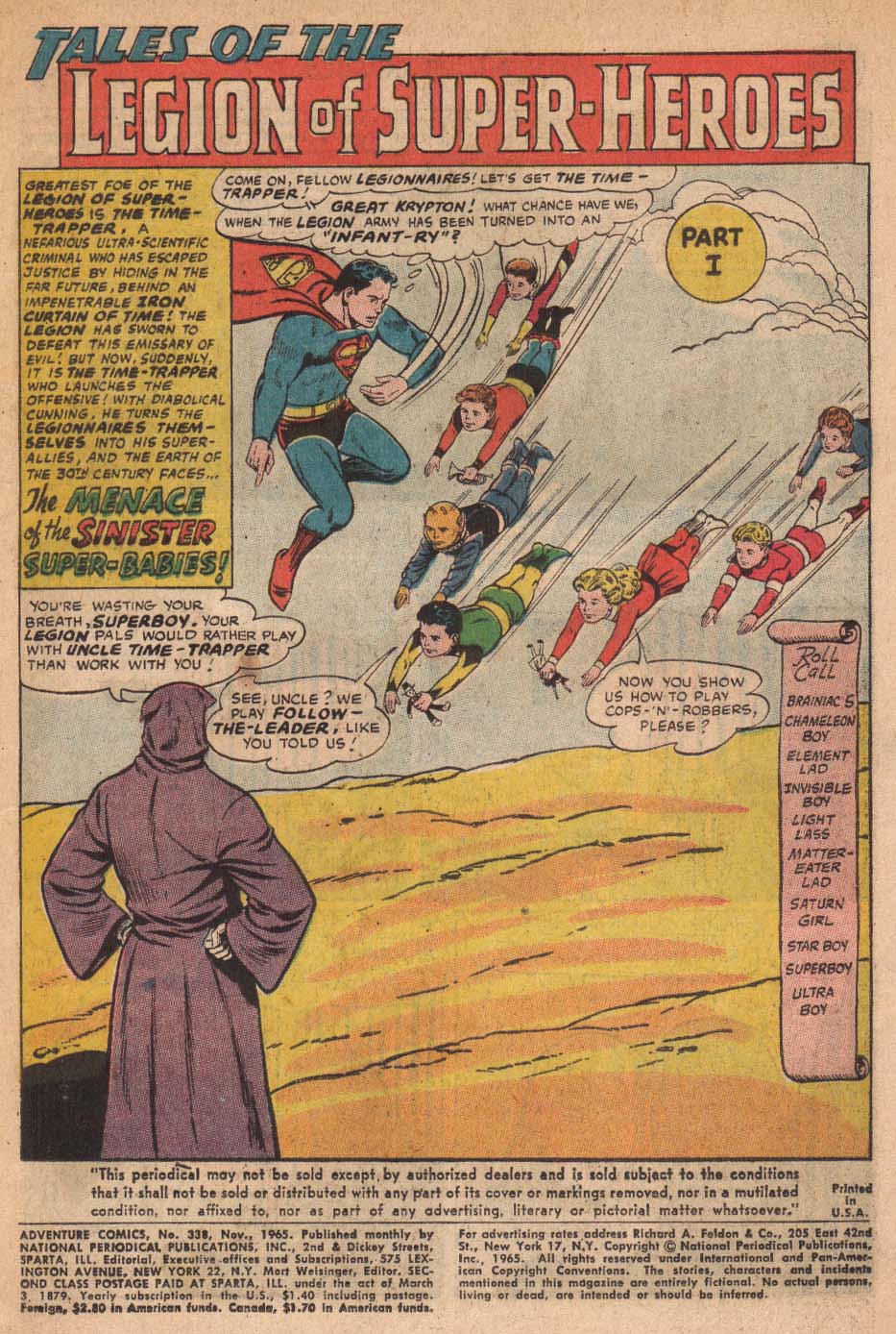 The Legion of Super Bloggers! : TOS: Adventure Comics #338